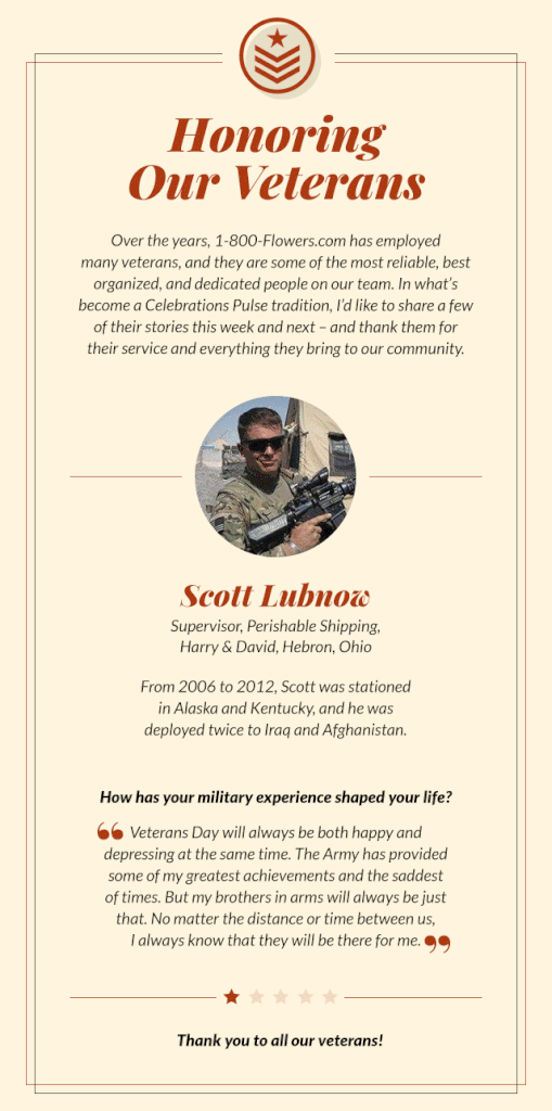 Veteran's Day: Listening to the Stories of Those Who Served